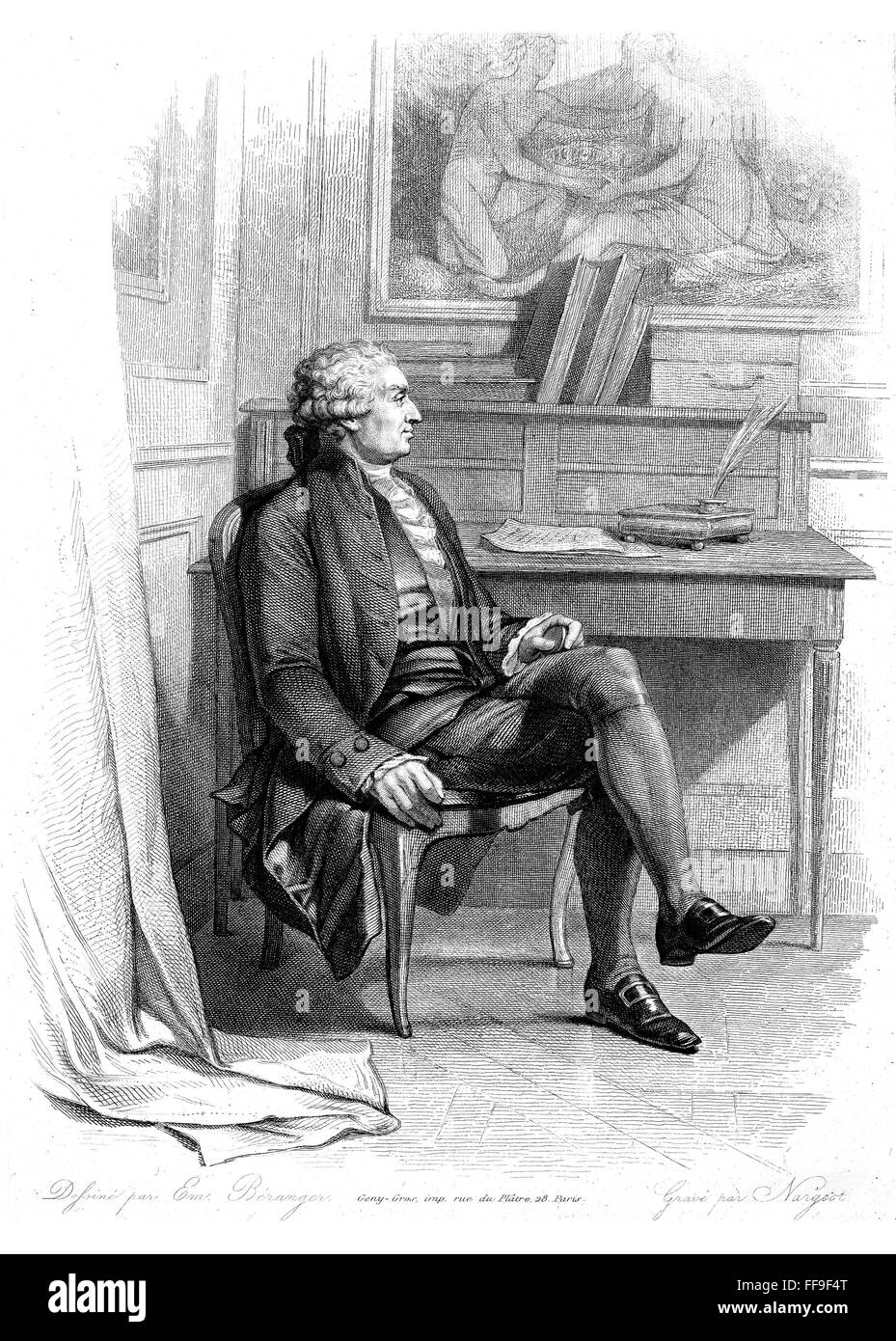 MARQUIS de CONDORCET /n(1743-1794). French philosopher, mathematician ...