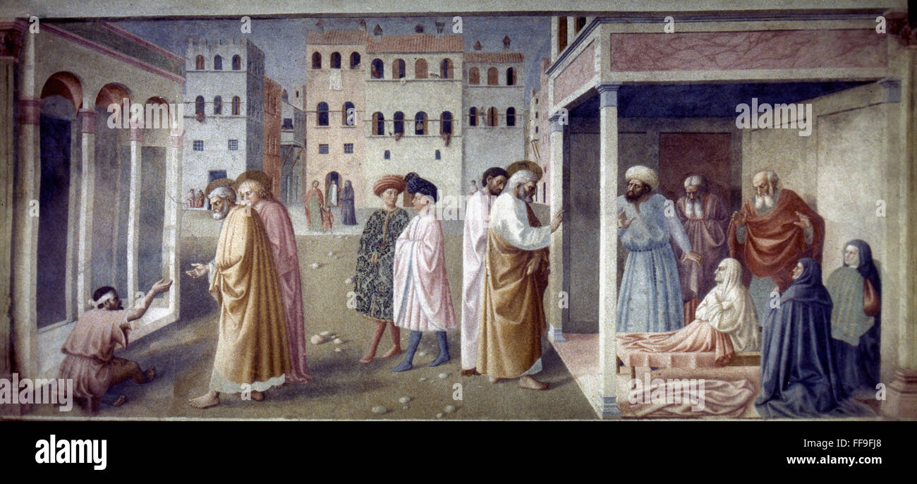 MASACCIO: TABITHA. /nResurrection of Tabitha and the Healing of the ...