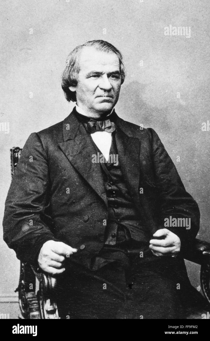 ANDREW JOHNSON (1808-1875). /nSeventeenth President of the United ...