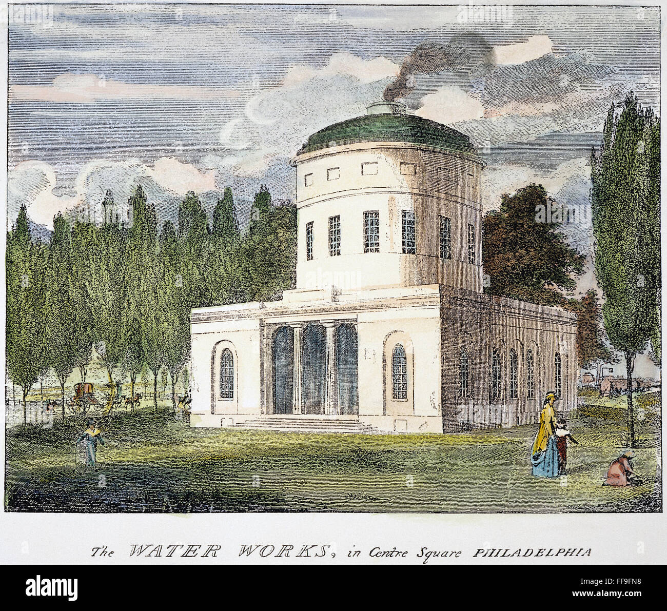 PHILADELPHIA WATER WORKS. /nThe Water Works in Centre Square ...