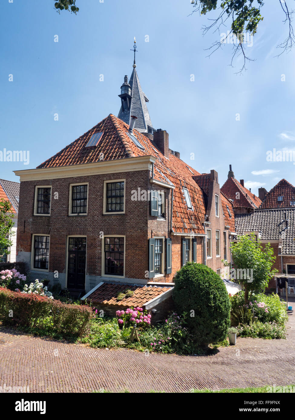 Historic building in the town of Elburg Stock Photo - Alamy