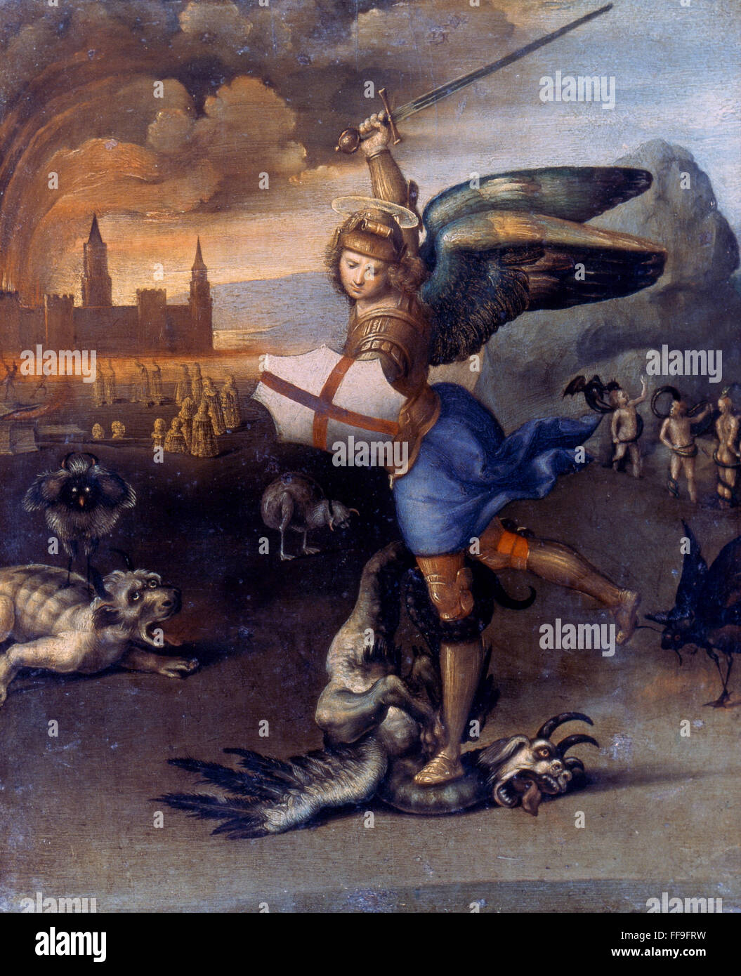 Saint michael archangel painting hi-res stock photography and images ...