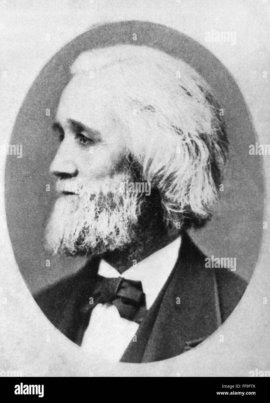 CHRISTOPHER LATHAM SHOLES /n(1819-1890). American inventor Stock Photo ...