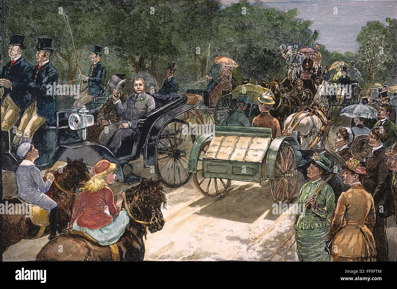 CHESTER ALAN ARTHUR (1884). /nPresident Chester Alan Arthur on vacation ...