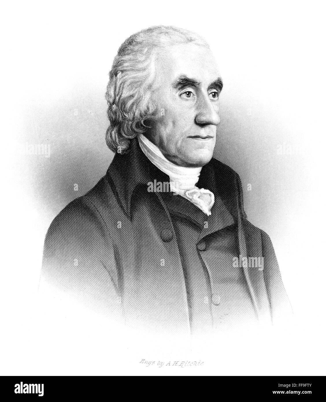 ROBERT TREAT PAINE /n(1731-1814). American jurist. Steel engraving ...