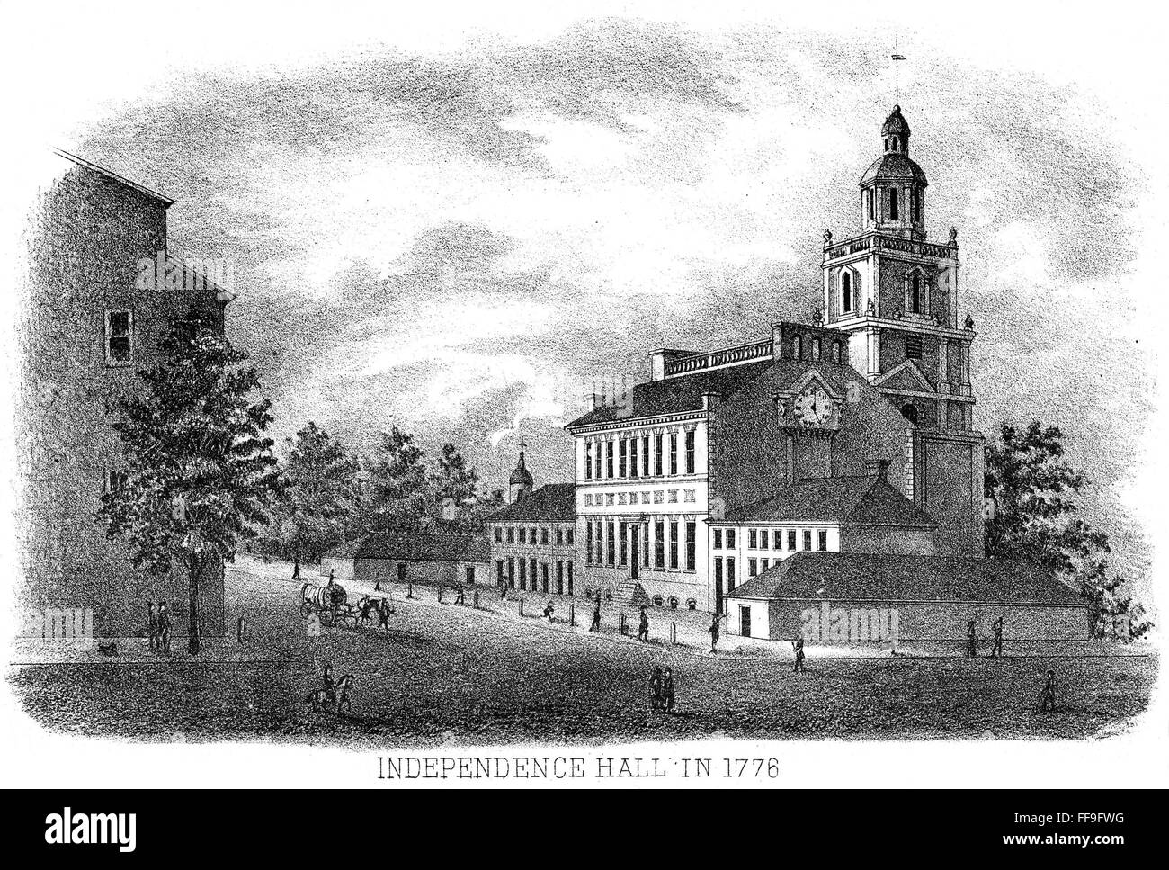 PHILADELPHIA STATE HOUSE. /nIndependence Hall (State House) as it ...