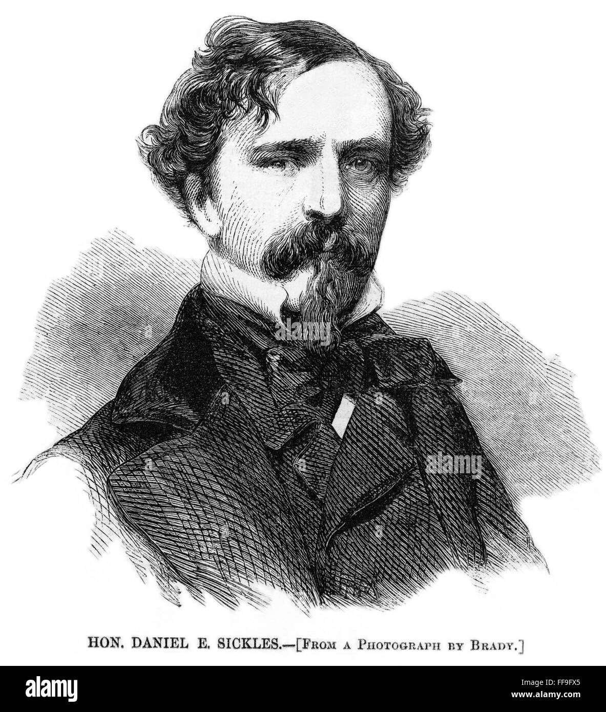 DANIEL EDGAR SICKLES /n(1825-1914). American politician and soldier ...