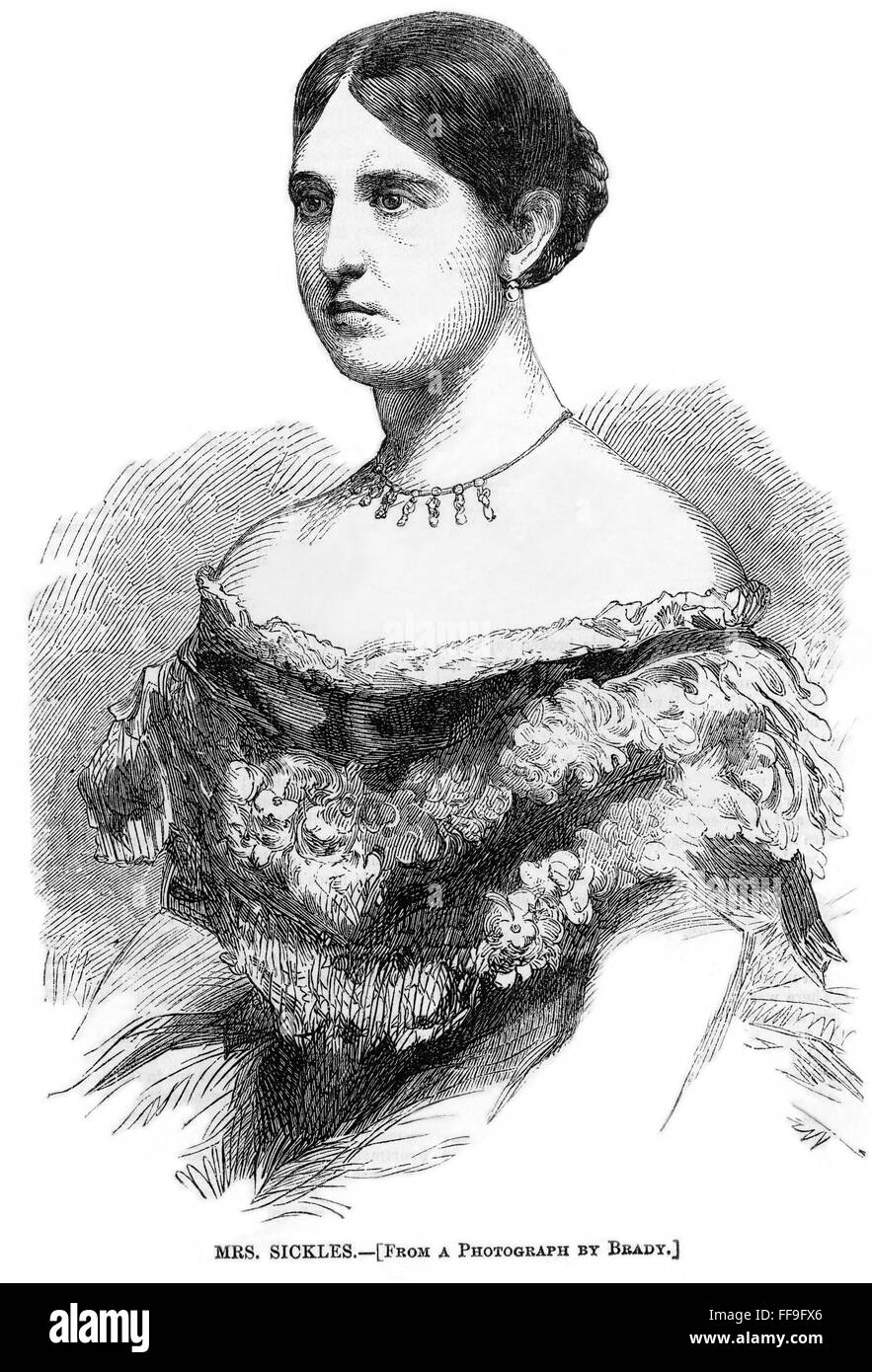 TERESA BAGIOLI SICKLES /n(1836-?). Wife of Congressman Daniel E ...