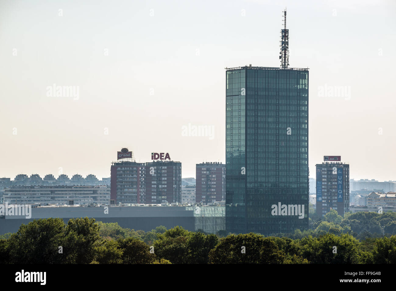 Ušce tower belgrade hi-res stock photography and images - Alamy