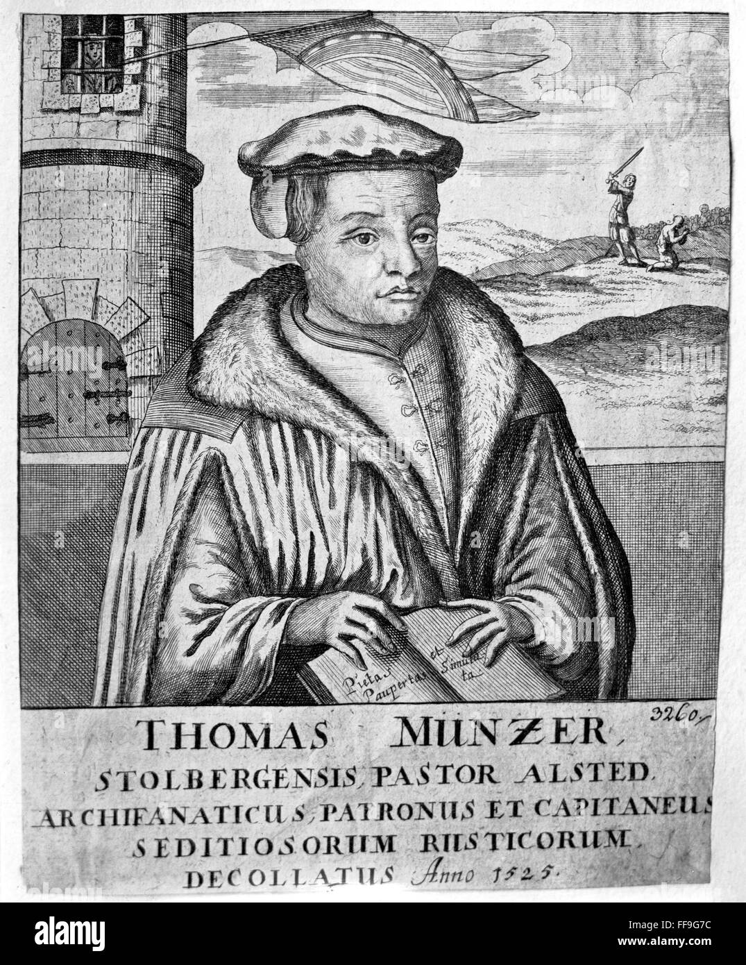 THOMAS M NTZER (c1489-1525). /nGerman religious reformer and Anabaptist ...
