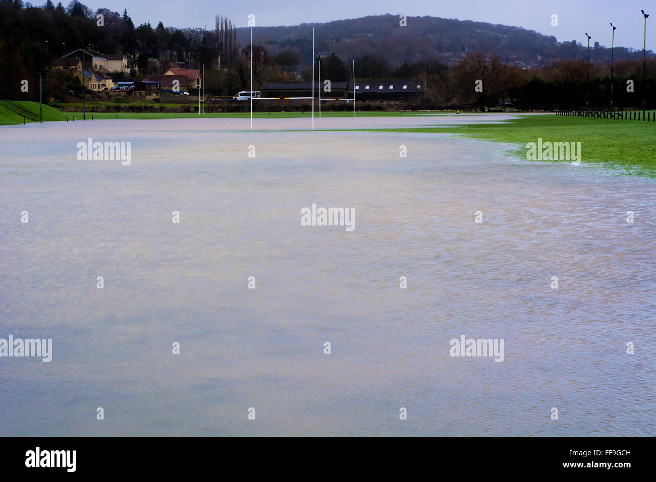 Rugby ground pitch hi-res stock photography and images - Alamy