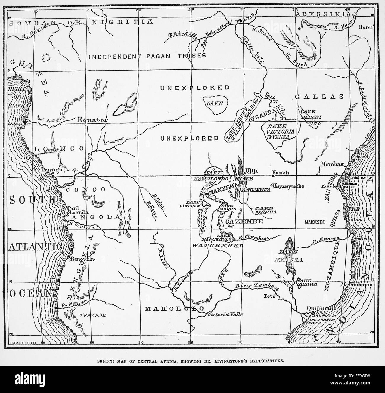 DAVID LIVINGSTONE /n(1813-1873). Scottish missionary and explorer ...