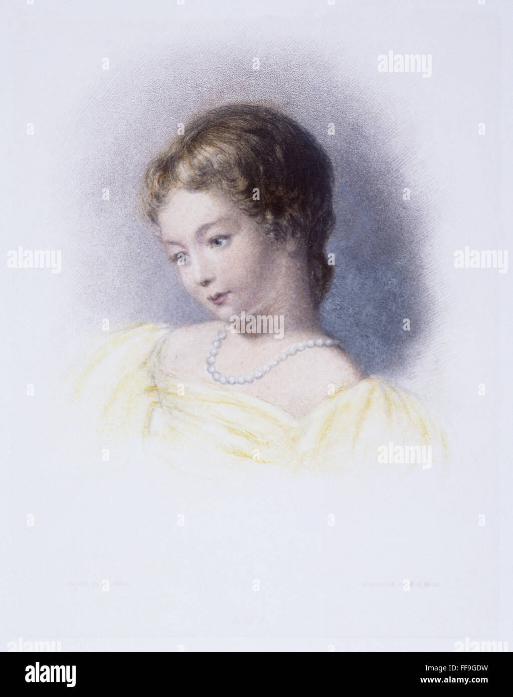 AUGUSTA ADA LOVELACE /n(1815-1852). NΘe Byron. Countess of Lovelace ...