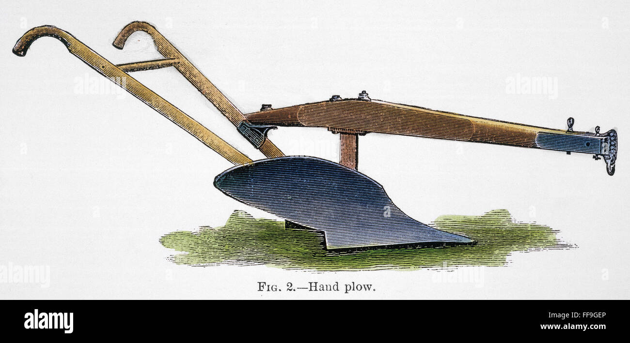 JOHN DEERE PLOW. /nA mid-19th century American hand steel plow, by John ...