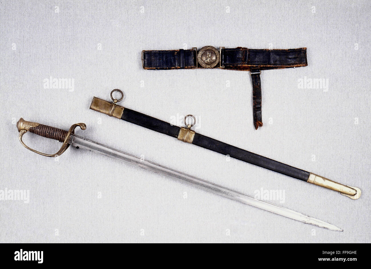 CIVIL WAR: SWORD. /nSword carried by Confederate General Lewis A ...