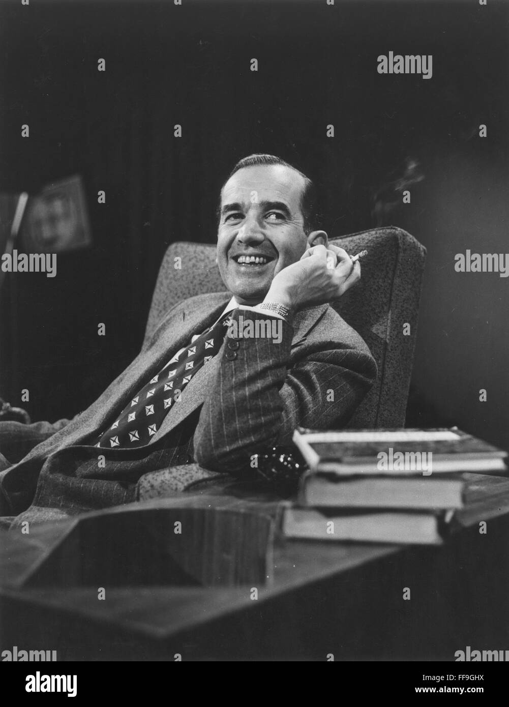 EDWARD R. MURROW /n(1908-1965). American journalist and broadcaster ...