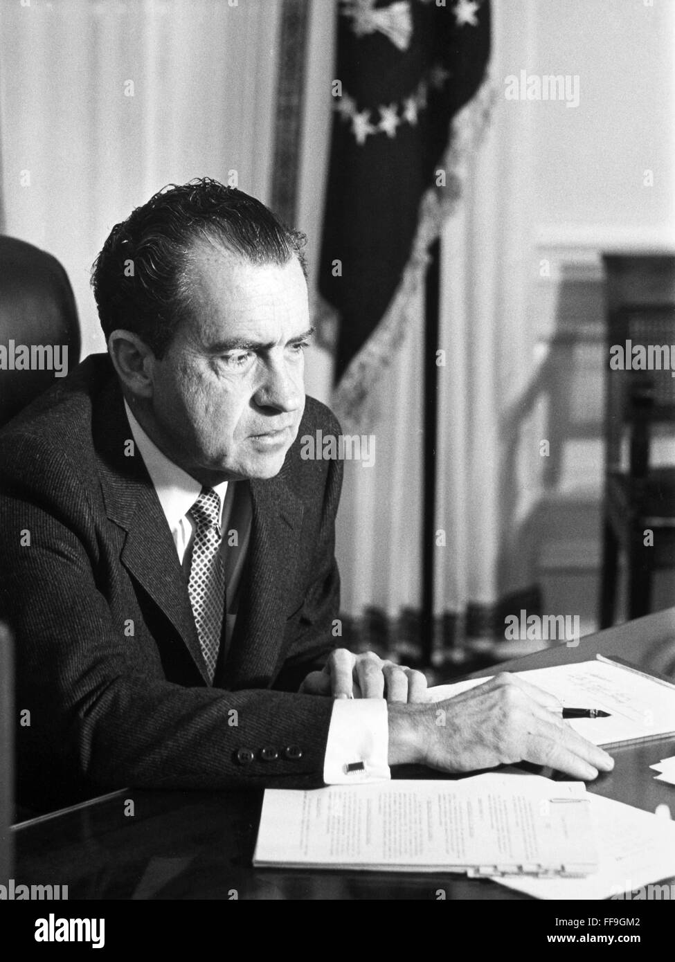 RICHARD NIXON (1913-1994). /n37th President of the United States ...