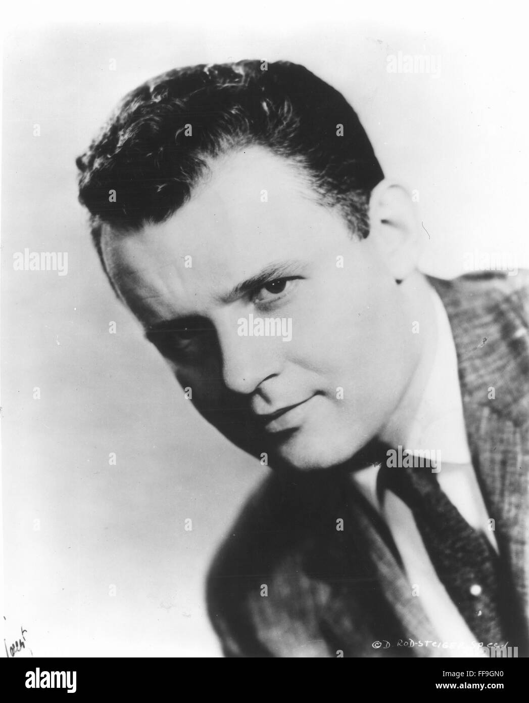 ROD STEIGER (1925-2002). /nAmerican actor; photographed in 1955 Stock ...