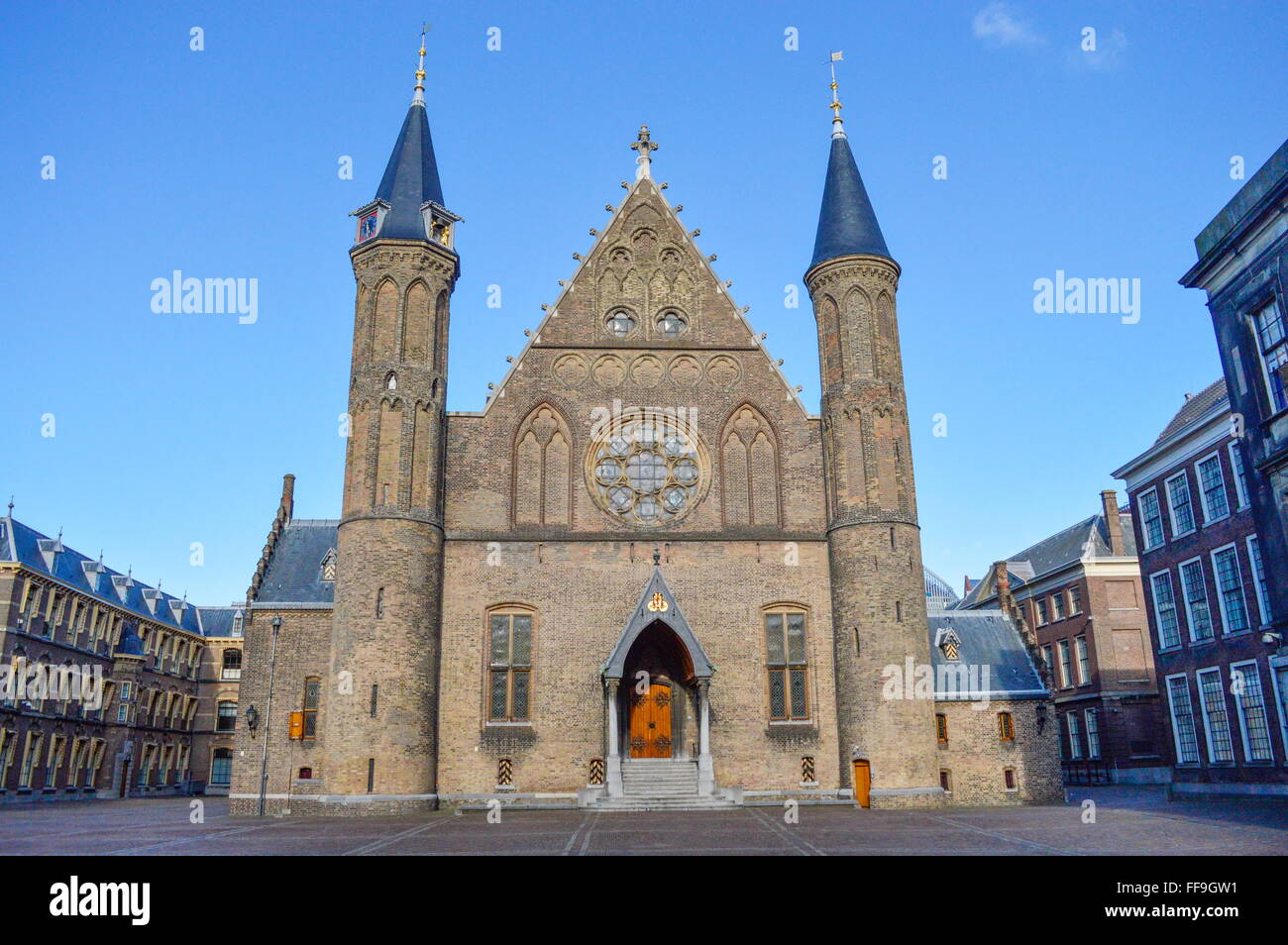 Den Haag, the Netherlands -September 19, 2015: The Binnenhof building ...