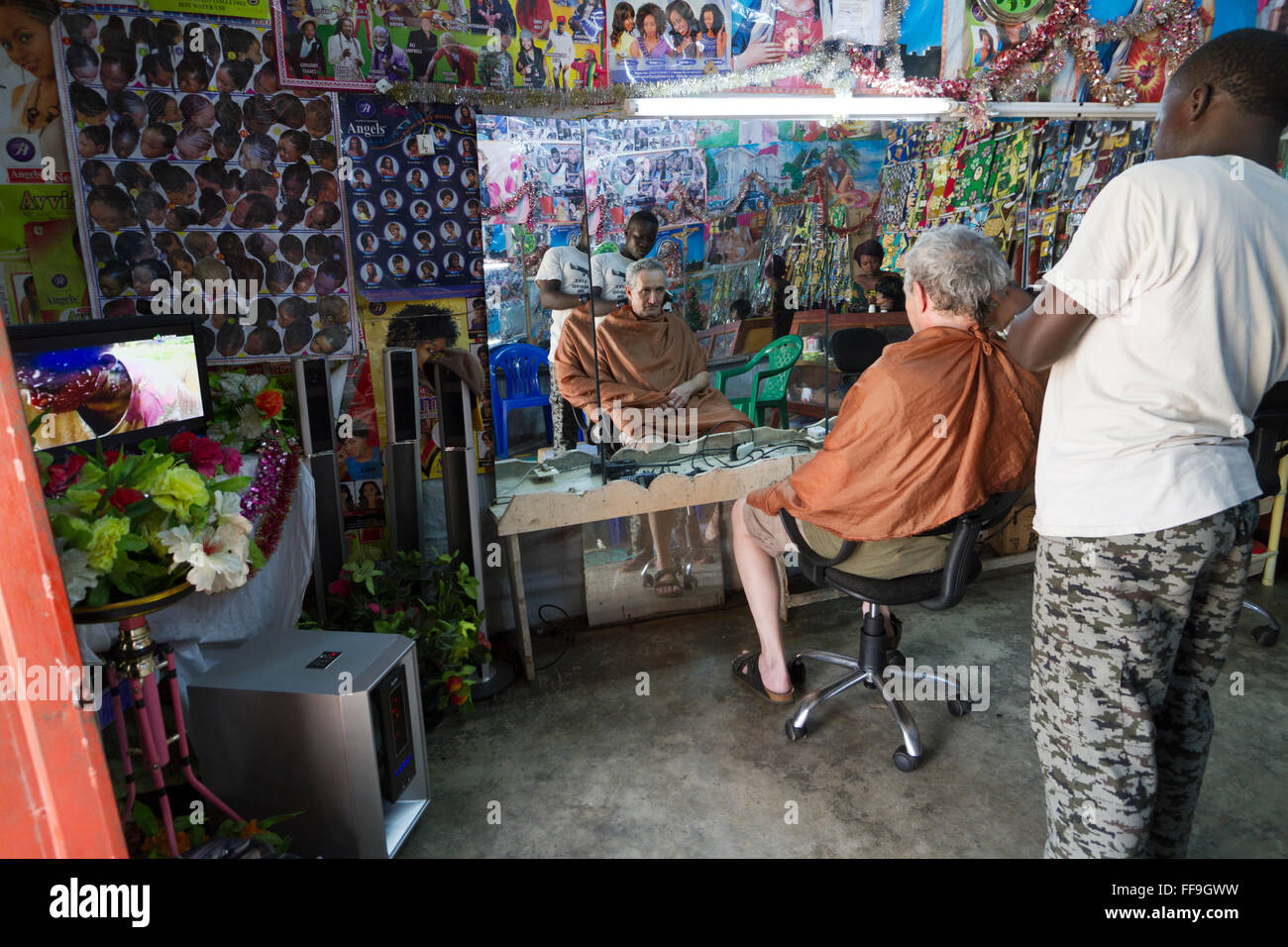 Hairdresser in Kiwanja , Rutshuru North Kivu, Democratic Republic of ...