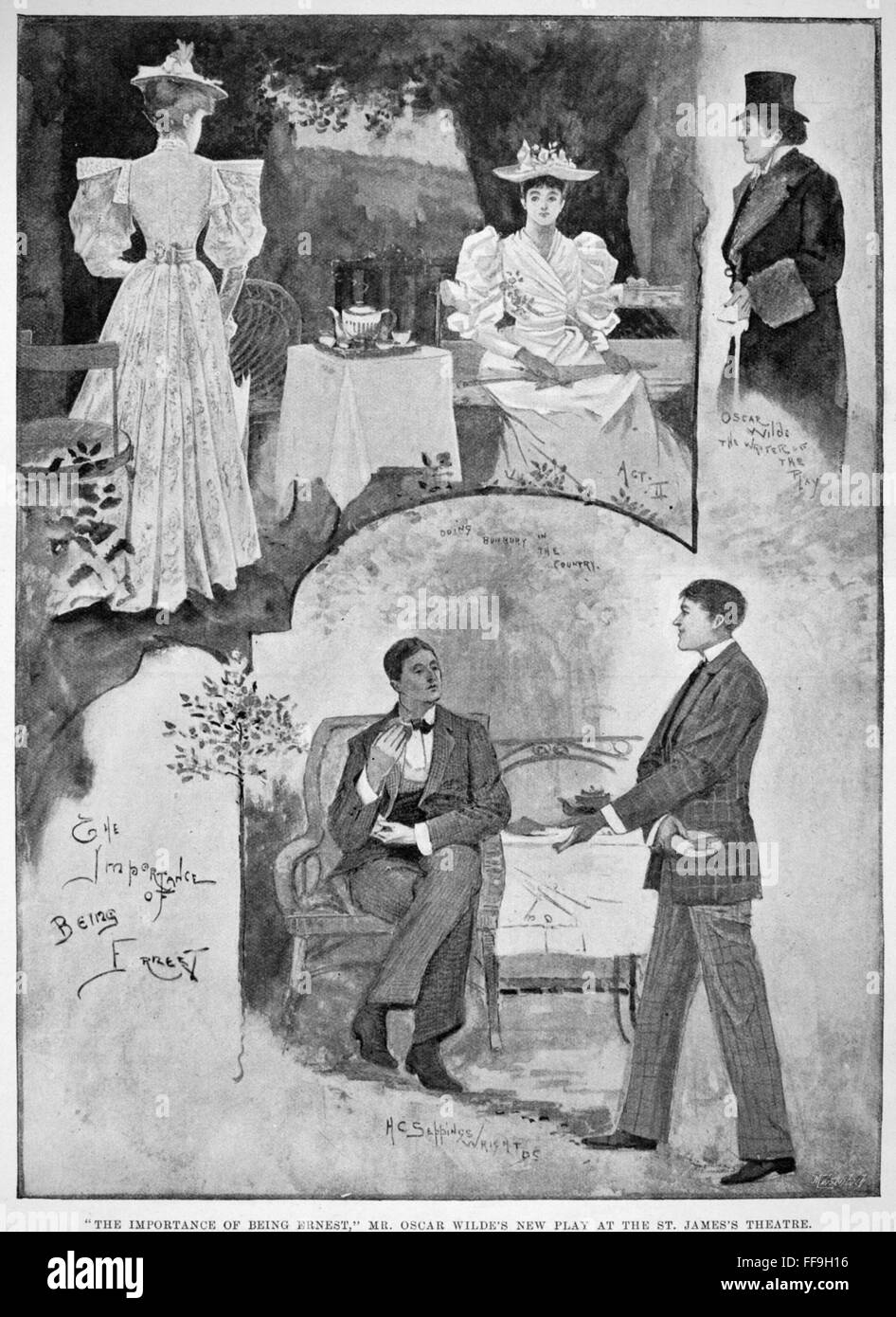 IMPORTANCE OF BEING EARNEST. /nScenes from Oscar Wilde's 'The ...