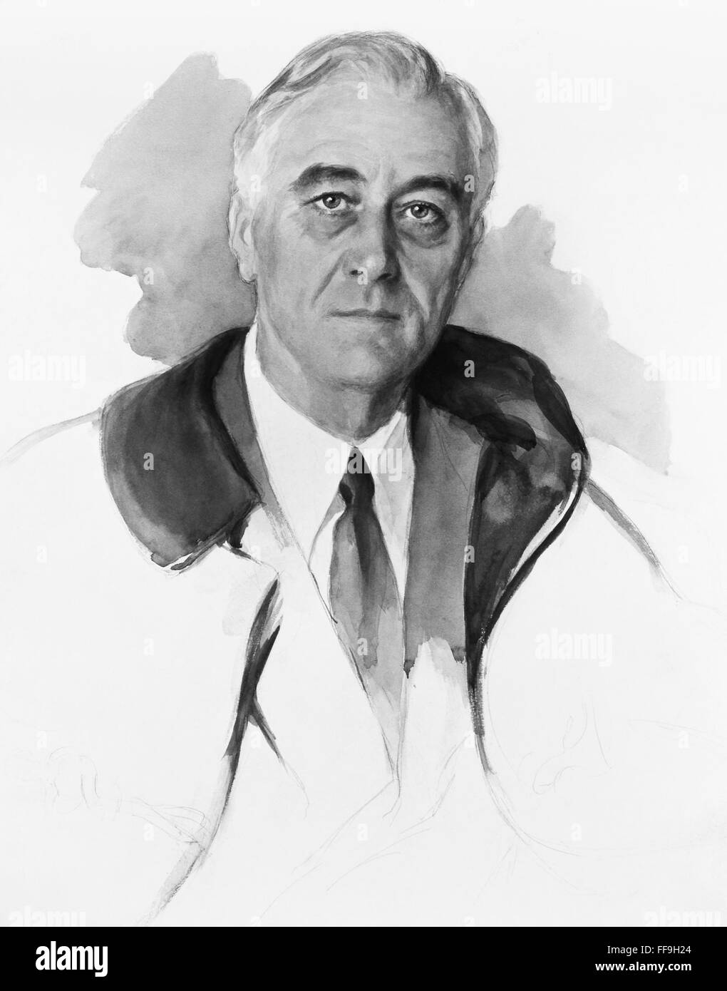 FRANKLIN DELANO ROOSEVELT /n(1882-1945). 32nd President of the United ...