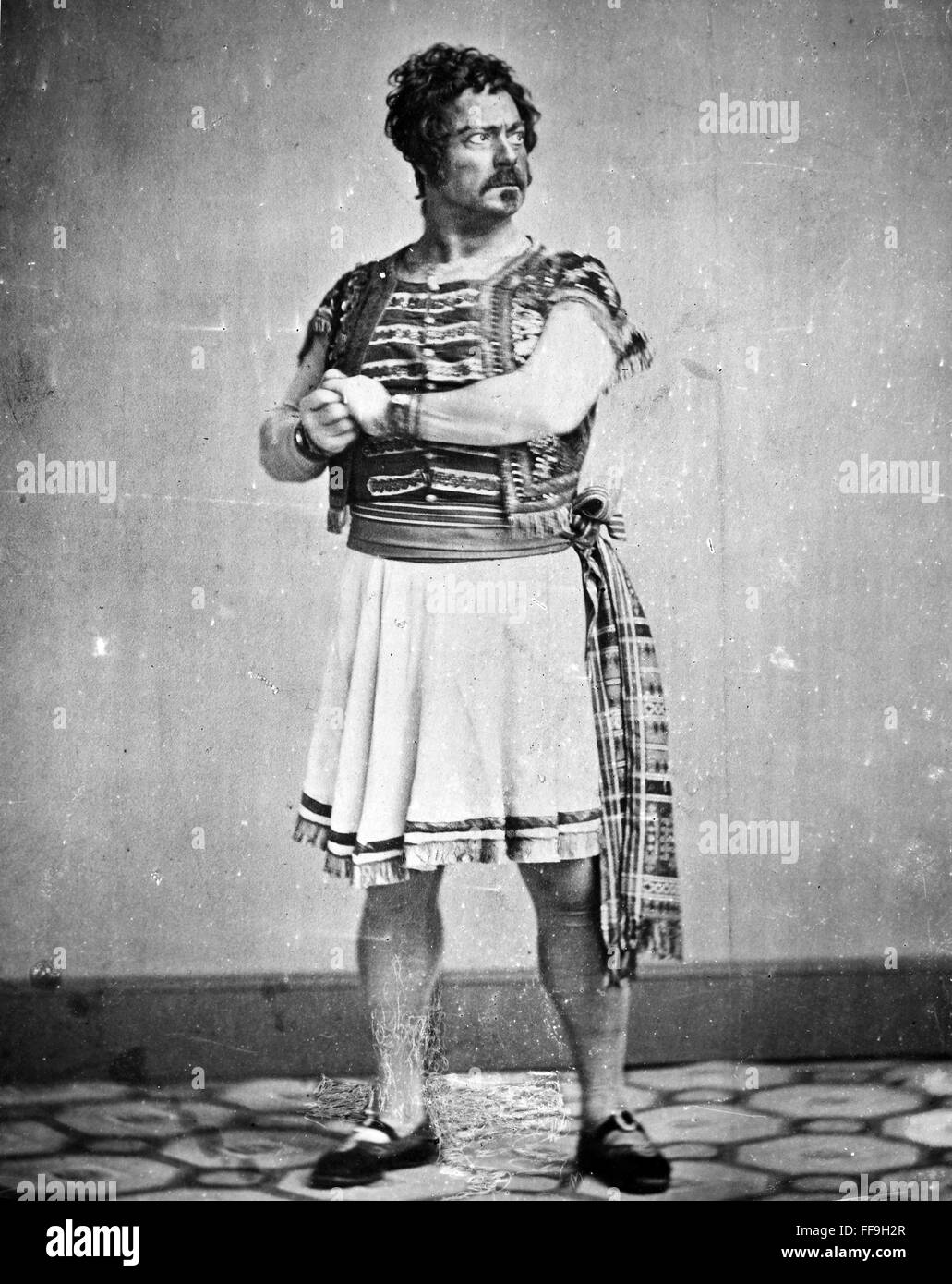EDWIN FORREST (1806-1872). /nAmerican actor. Photographed in the role ...