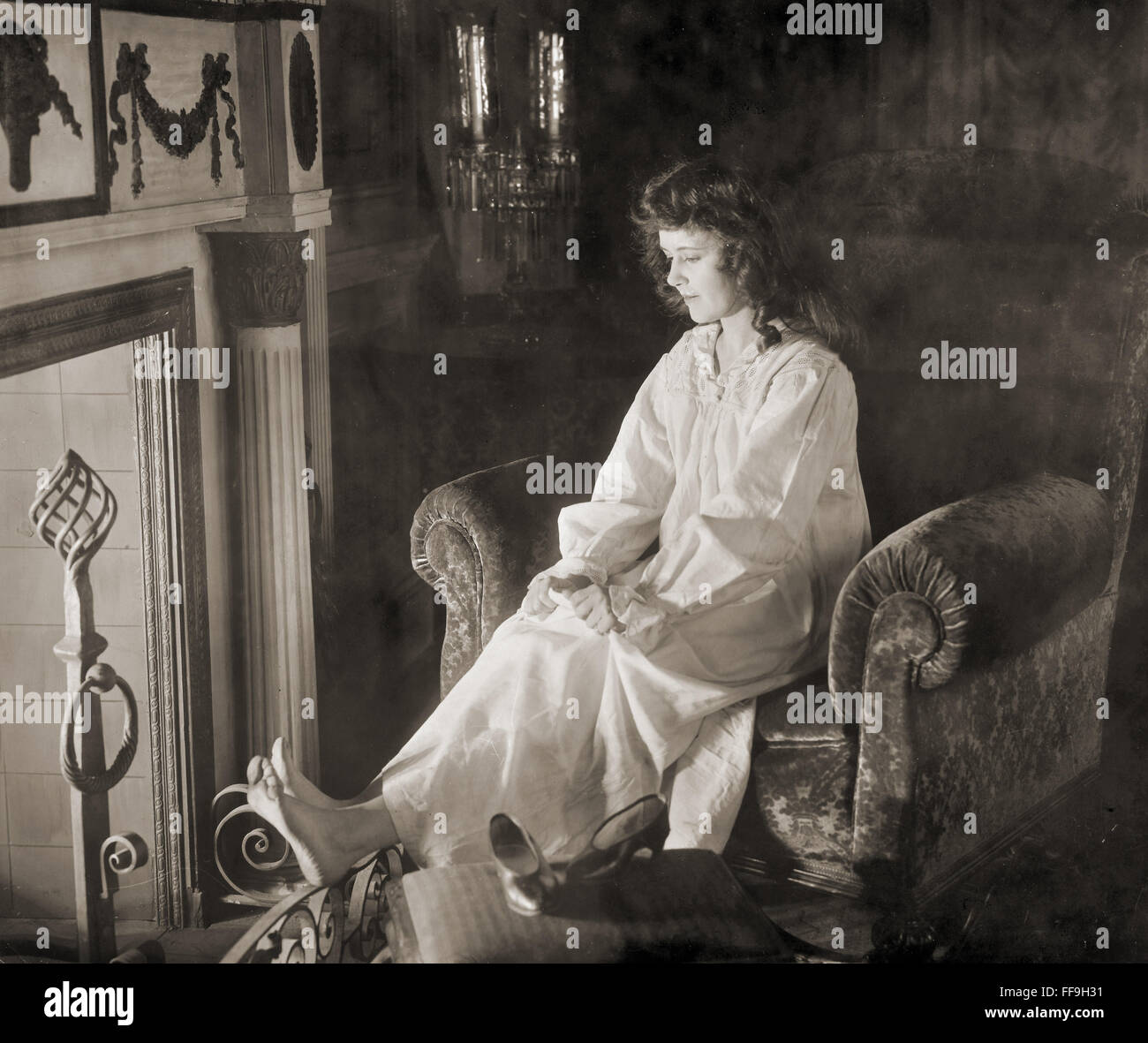 SILENT FILM STILL: WOMAN Stock Photo - Alamy