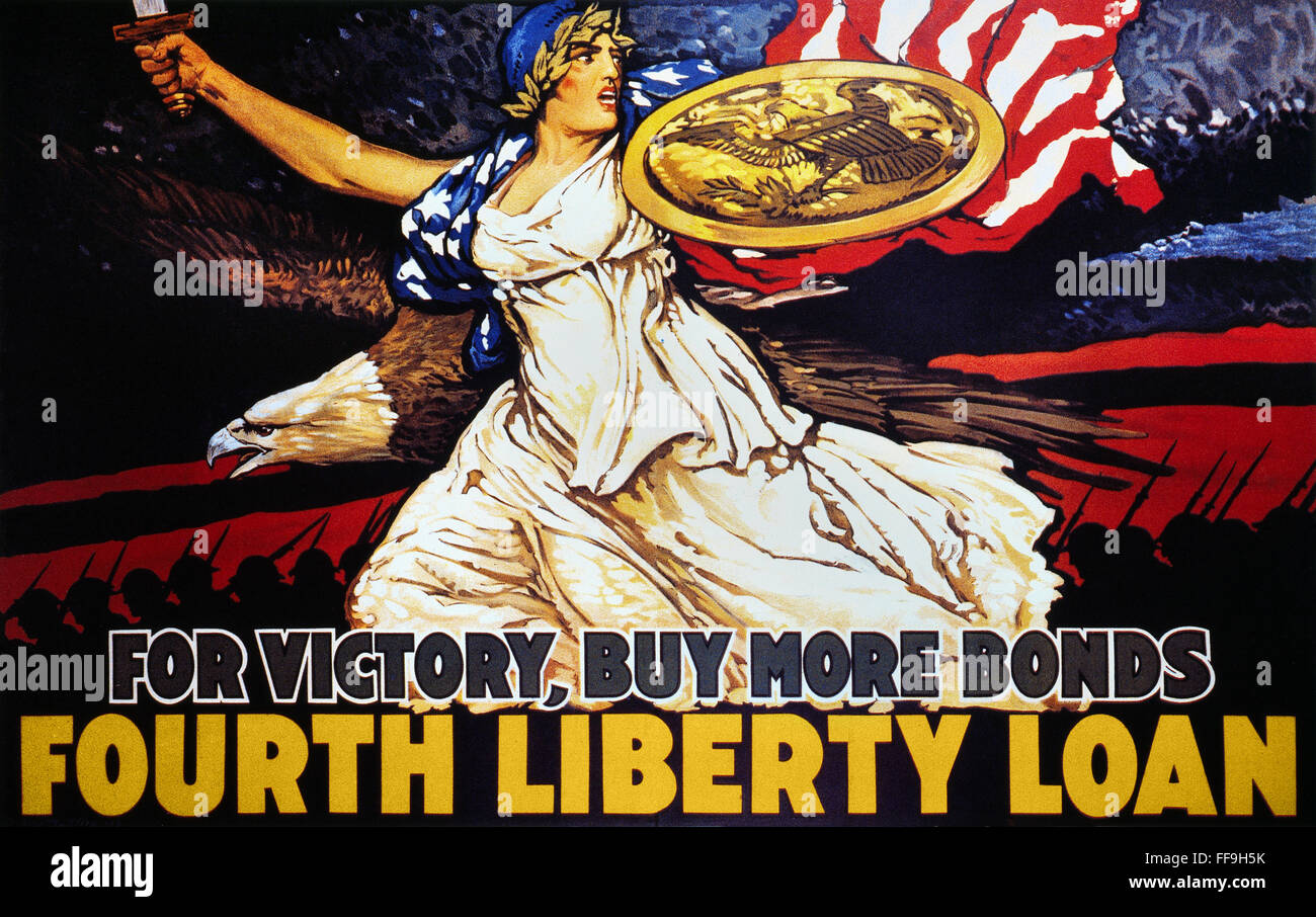 WORLD WAR I: LIBERTY LOAN. /n'For Victory, Buy More Bonds.' American ...