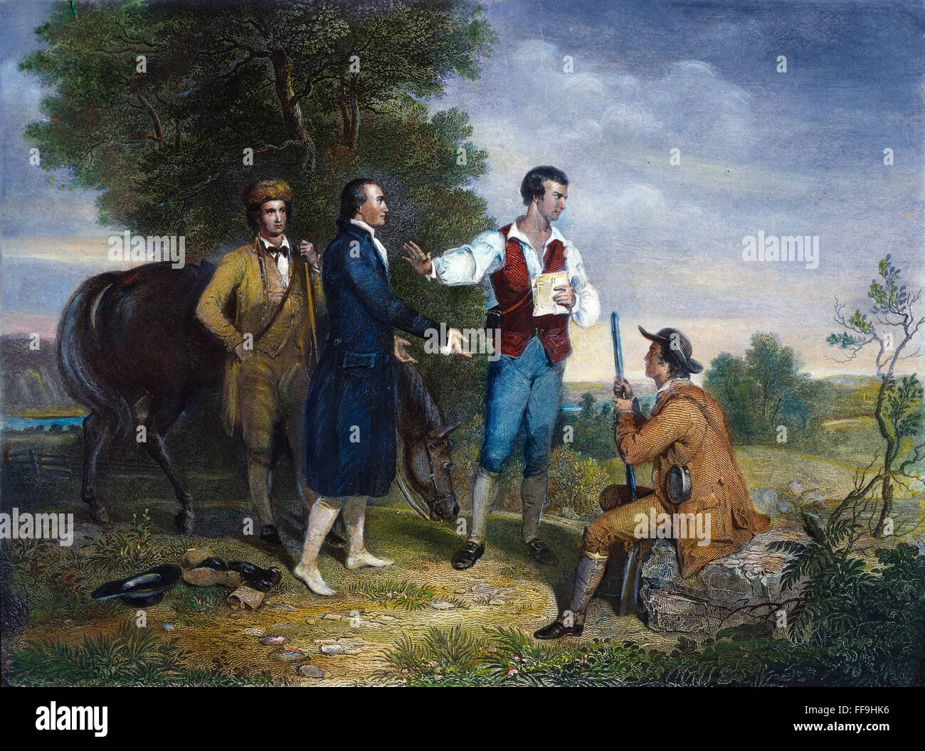 CAPTURE OF JOHN ANDRE /nThe capture of Major John Andre in 1780 ...