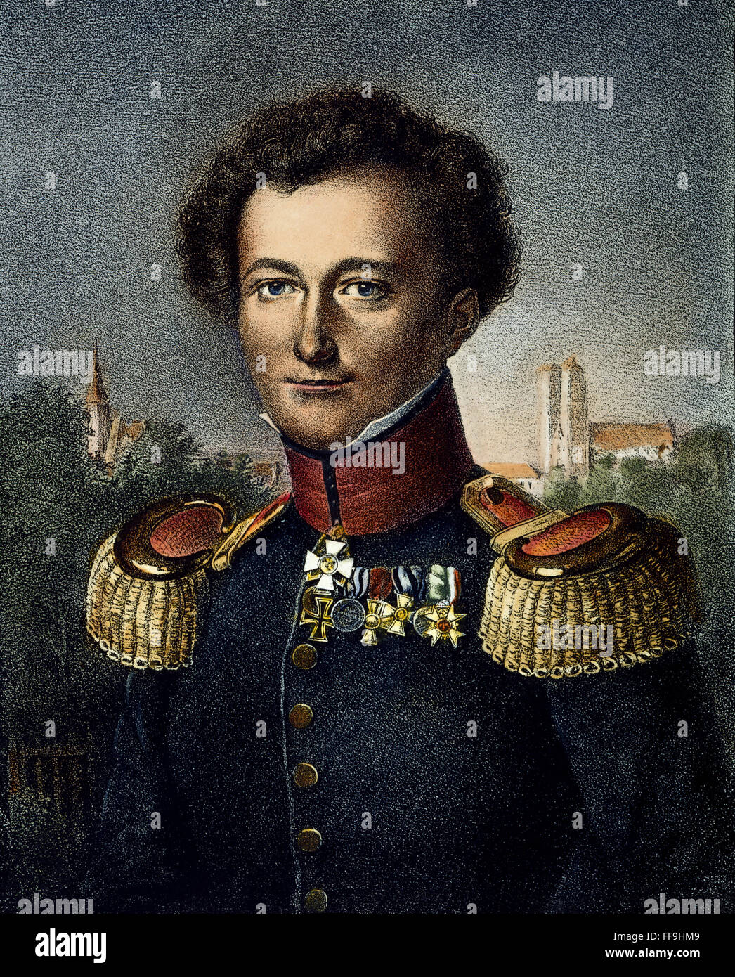 KARL von CLAUSEWITZ /n(1780-1831). Prussian army officer. Lithograph ...