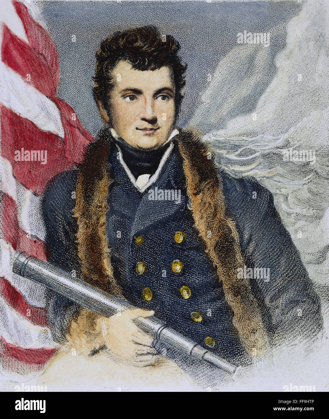 SIR WILLIAM EDWARD PARRY /n(1790-1855). English explorer: line and ...