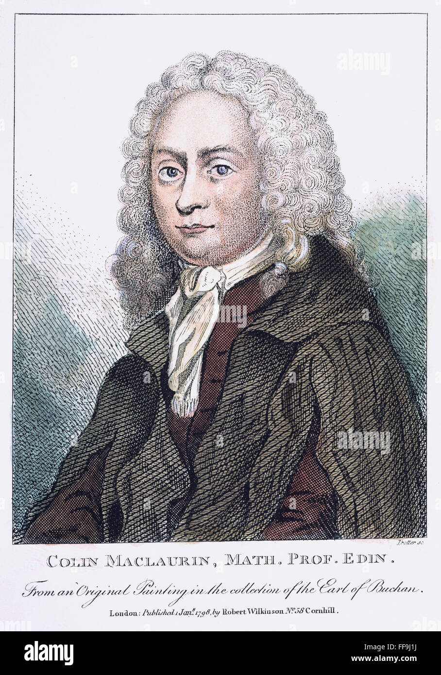 COLIN MACLAURIN (1698-1746). /nScottish mathematician and physicist ...