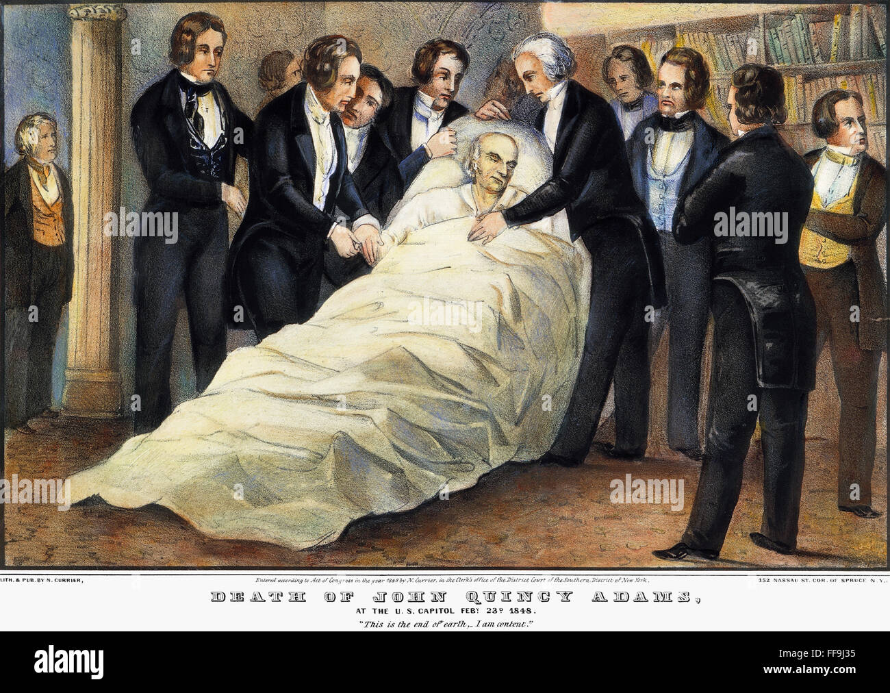 John adams death quincy hi-res stock photography and images - Alamy