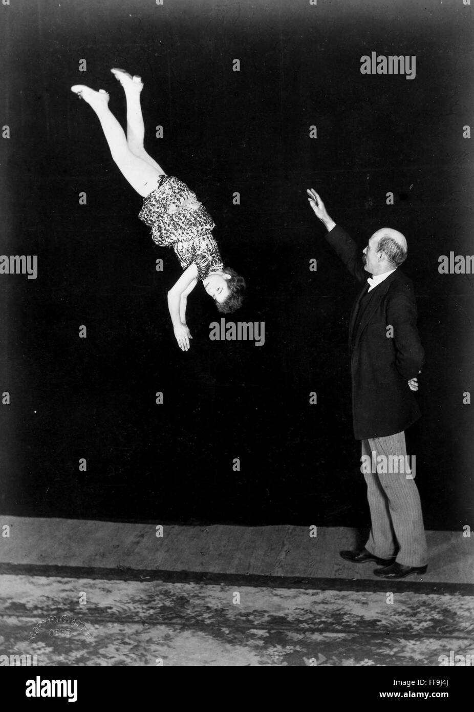 HARRY KELLAR (1849-1922). /nAmerican magician. A new aerial illusion ...