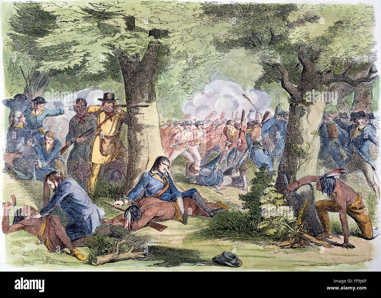 Revolutionary soldiers native hi-res stock photography and images - Alamy