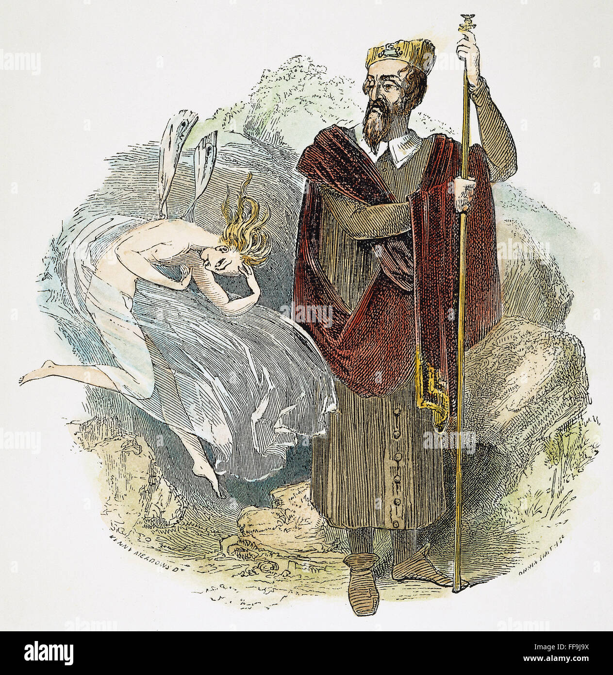 The Tempest Ariel Drawing