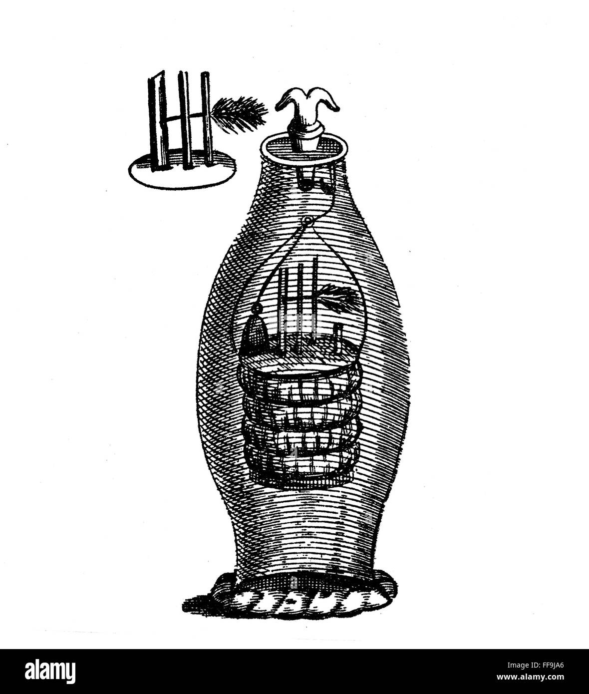 ROBERT BOYLE (1627-1691). /nEnglish chemist and physicist. The 'bladder ...