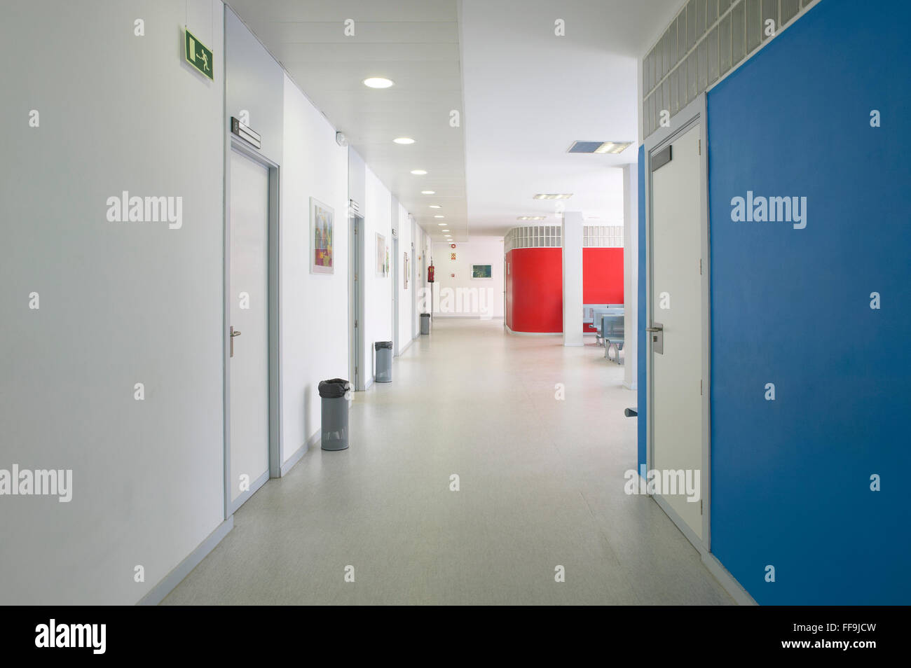 Modern building interior with waiting area. Horizontal Stock Photo - Alamy