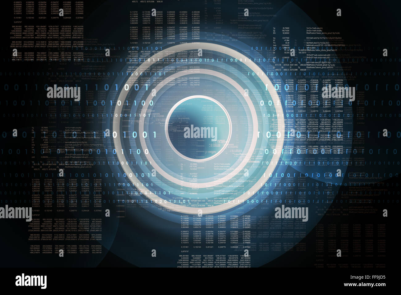 Abstract blue background with figures Stock Photo - Alamy