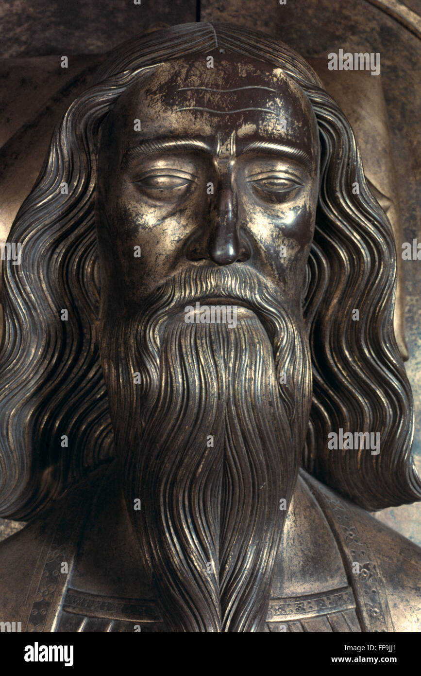 KING EDWARD III OF ENGLAND. /nKing of England, 1327-1377. Effigy on his ...