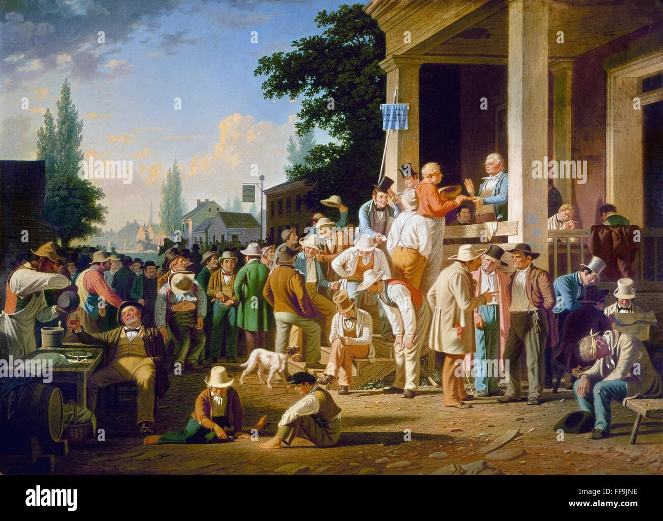 BINGHAM: ELECTION, 1852. /nGeorge Caleb Bingham: The County Election ...