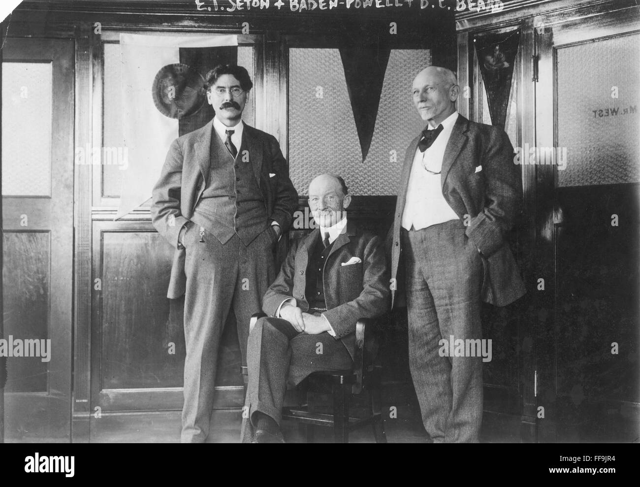 ERNEST THOMPSON SETON /n(1860-1946). American (English born) naturalist ...