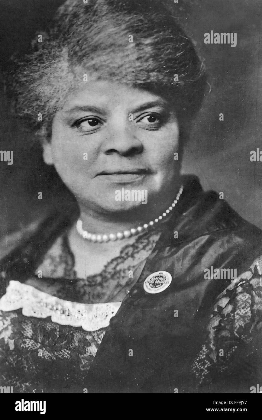 IDA BELL WELLS-BARNETT /n(1862-1931). American journalist Stock Photo ...