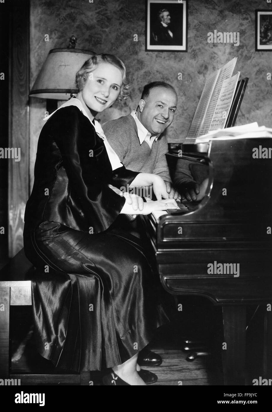 FERDE GROFE (1892-1972). /nAmerican composer. With his wife, Ruth Stock ...