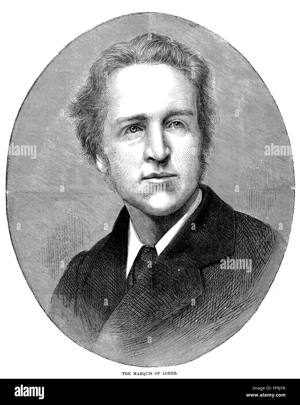 John douglas sutherland duke of argyll Black and White Stock Photos ...