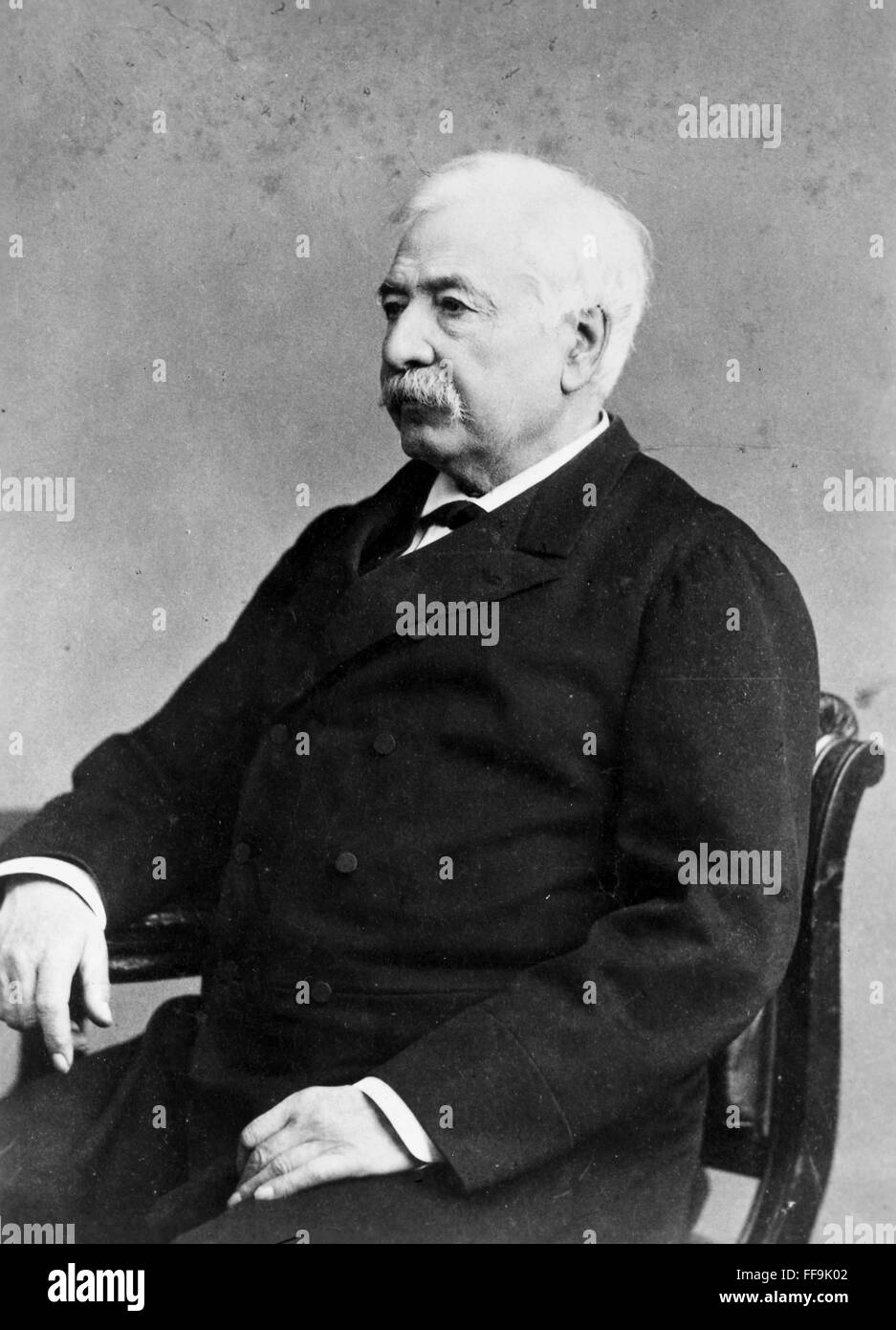 LESSEPS (1805-1874). /nVicomte Ferdinand Marie de Lesseps. French diplomat and promoter of Suez ...