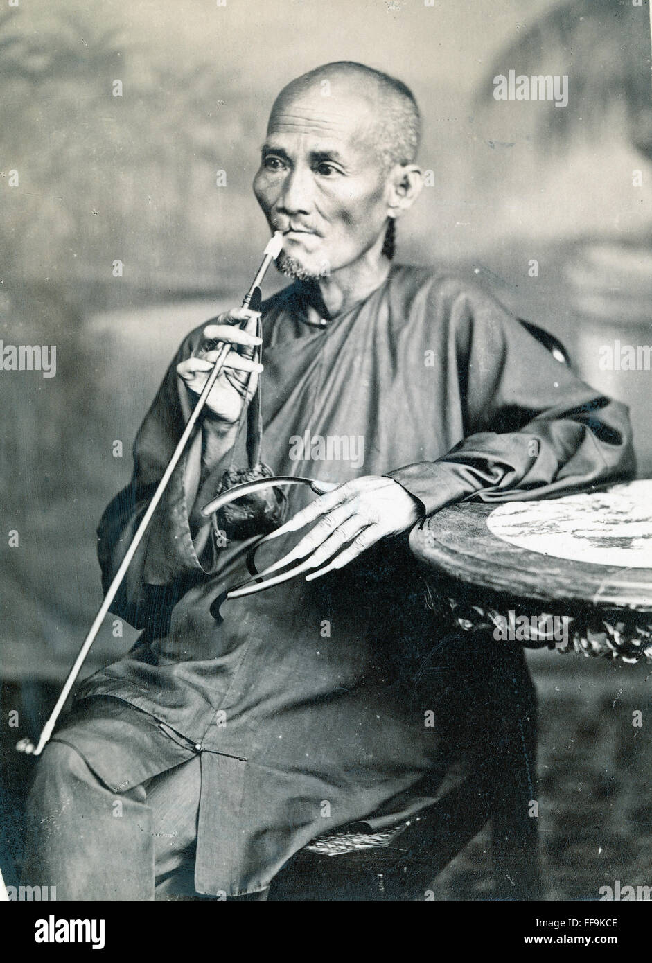 A CHINESE DOCTOR /nphotographed in the late 19th century Stock Photo ...