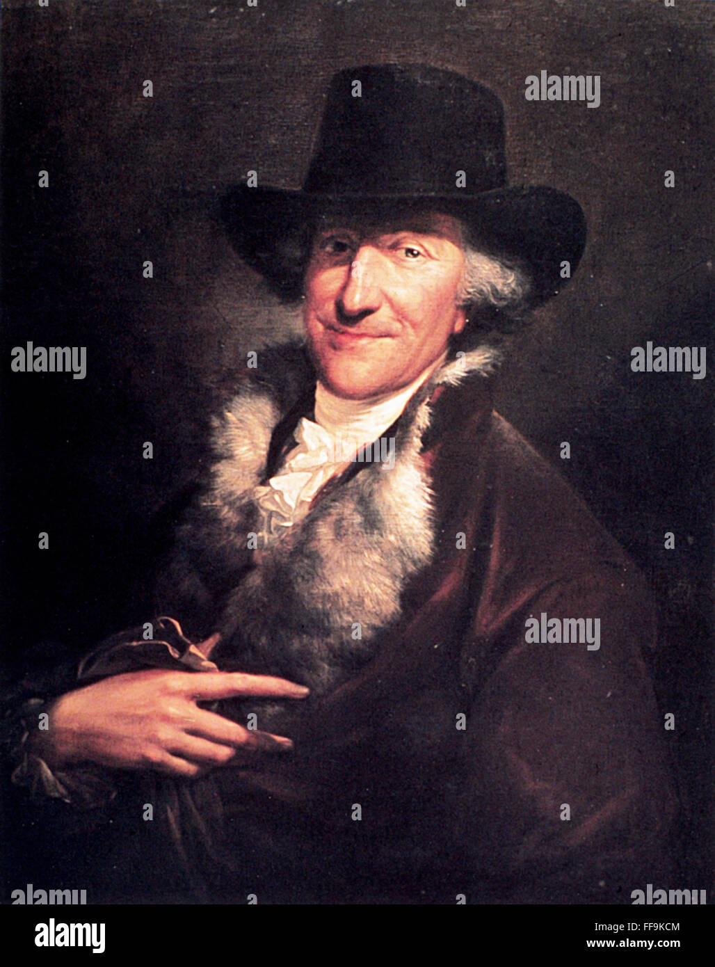 WILHELM FRIEDMANN BACH /n(1710-1784). German composer and organist. Oil ...