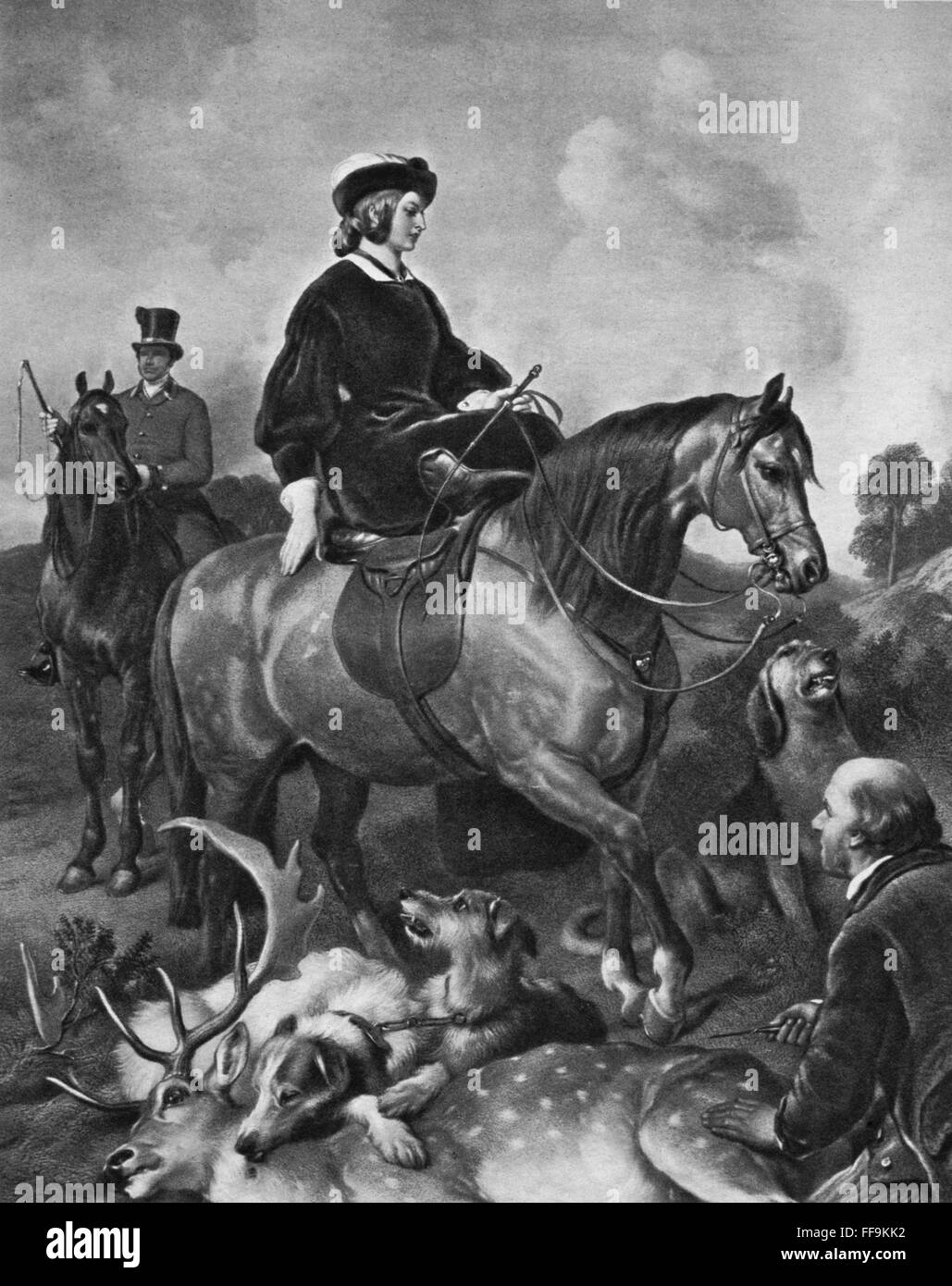 VICTORIA (1819-1901). /nQueen of Great Britain, 1837-1901. Victoria on ...